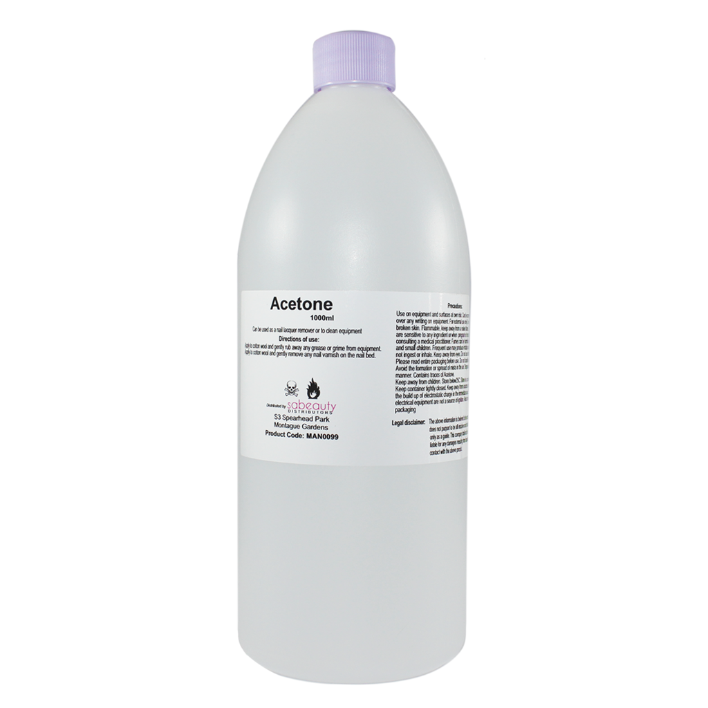 Acetone - 500ml – Beauty Hair & Co
